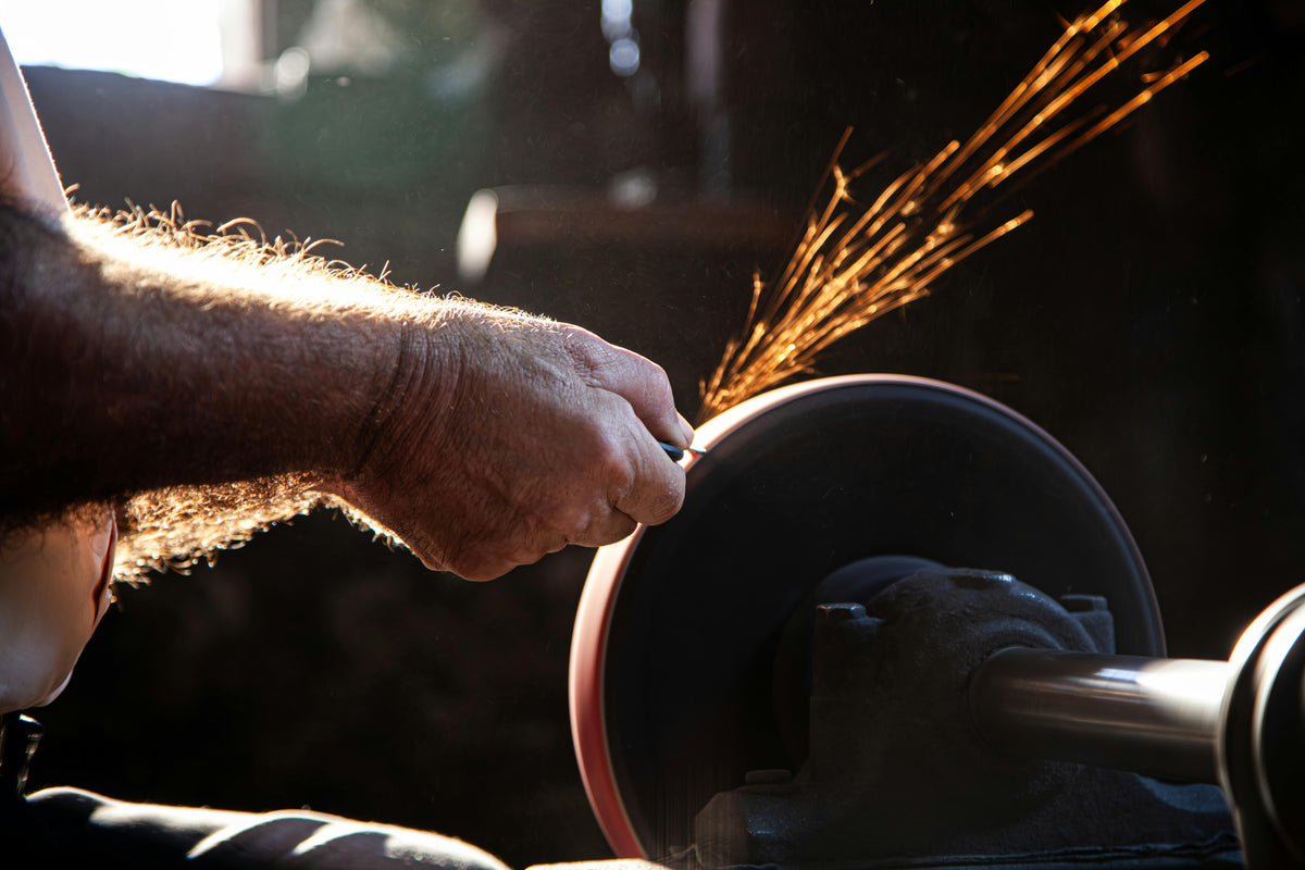 Bench Grinders — Keep Your Hands and Eyes Protected